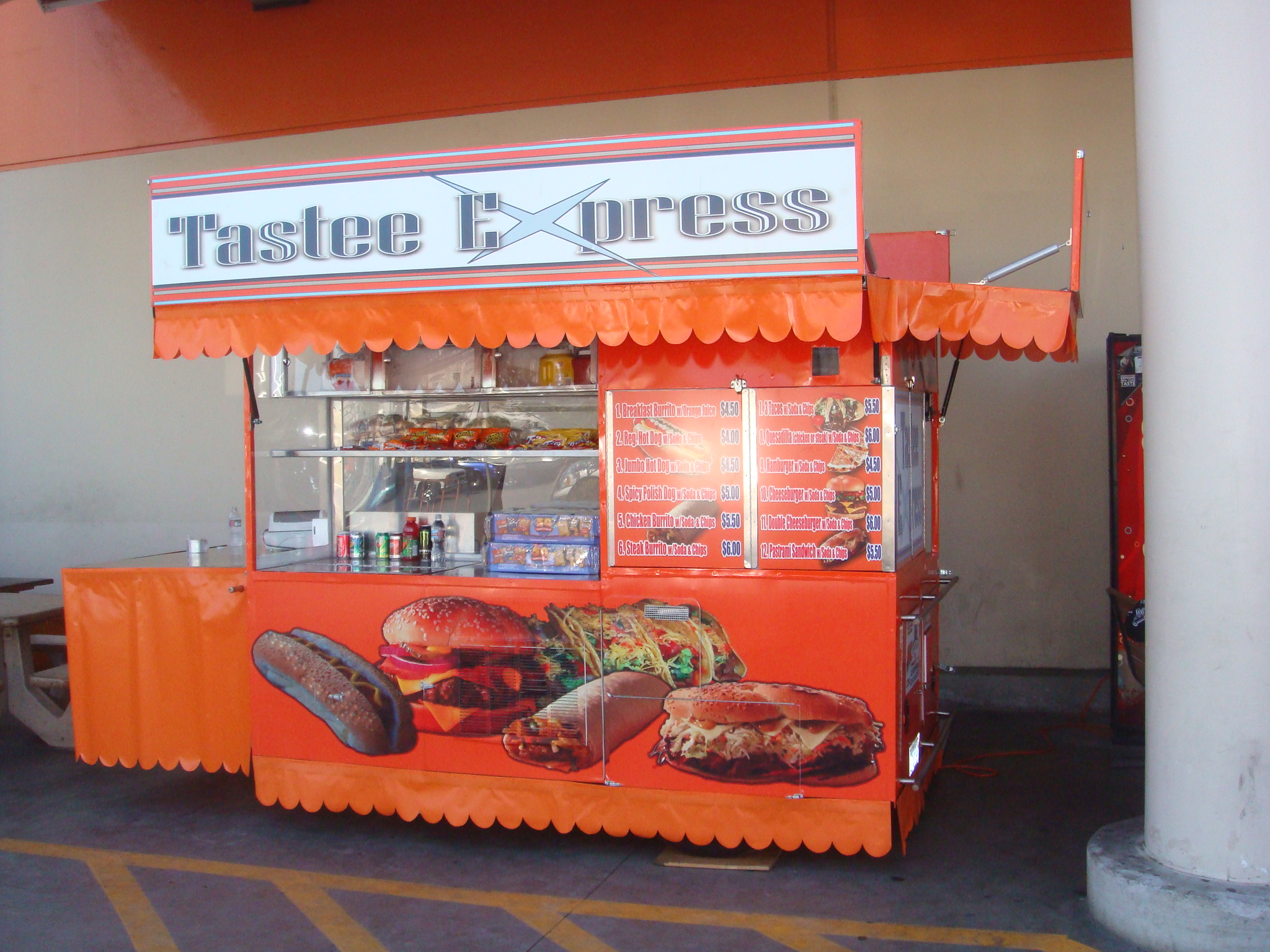 Stationary Grilling Cart by Kareem Carts Company