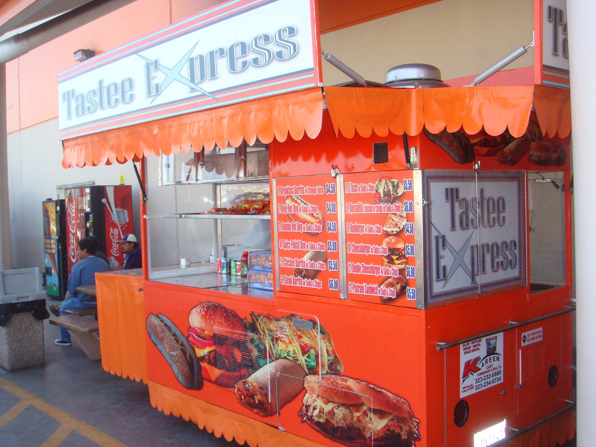 Stationary Grilling Cart by Kareem Carts Company