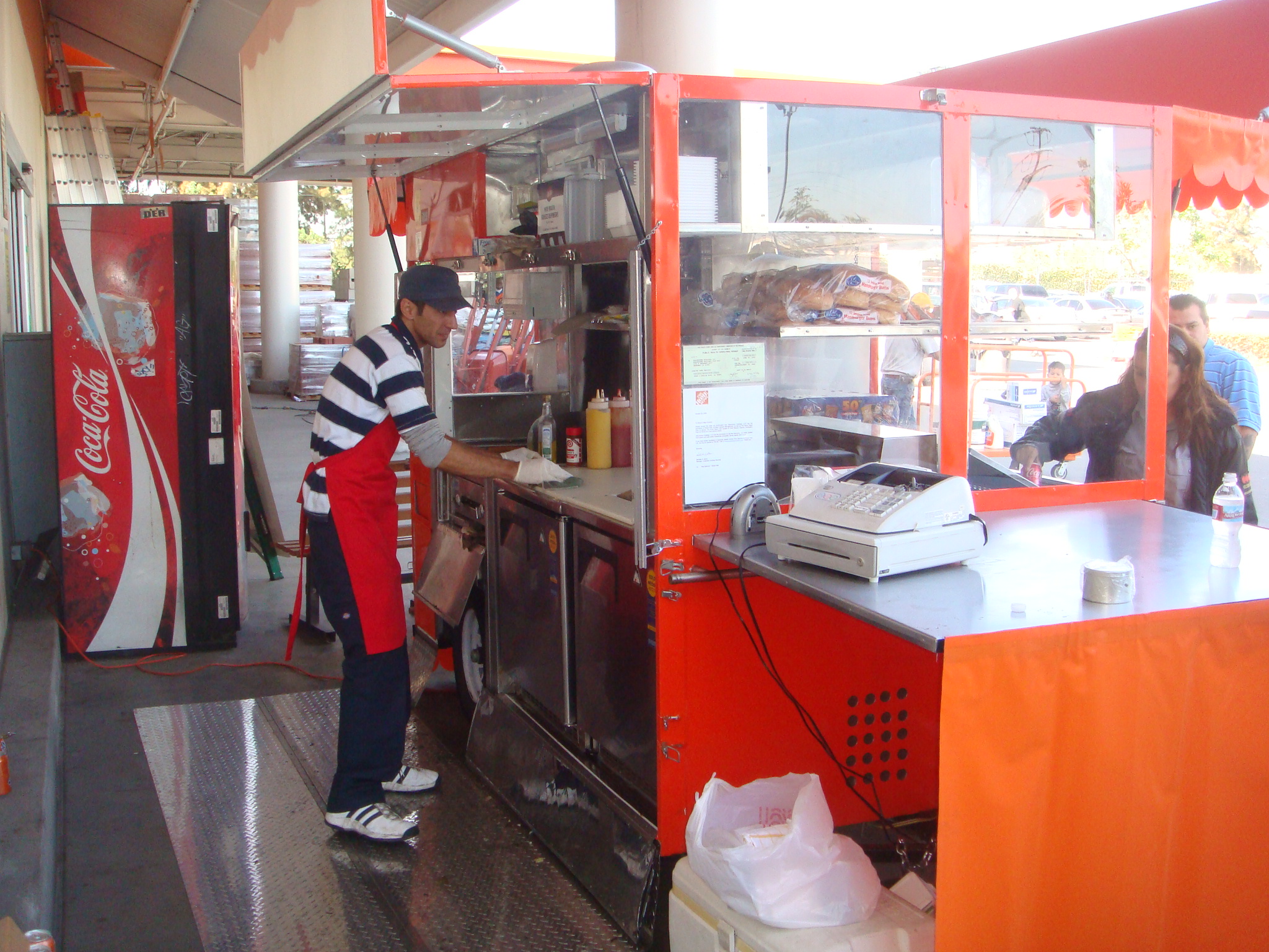 Stationary Grilling Cart by Kareem Carts Company