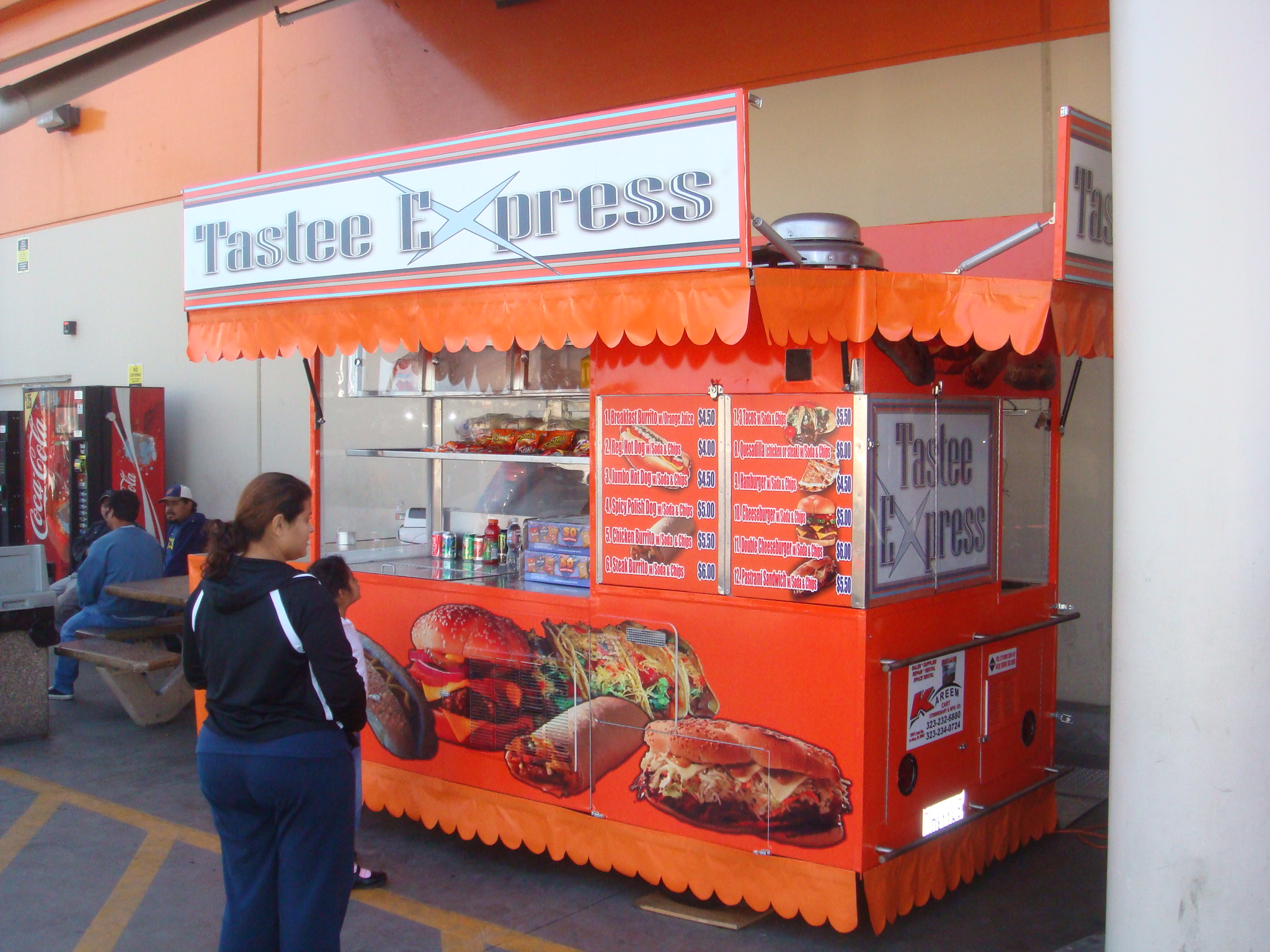 Stationary Grilling Cart by Kareem Carts Company