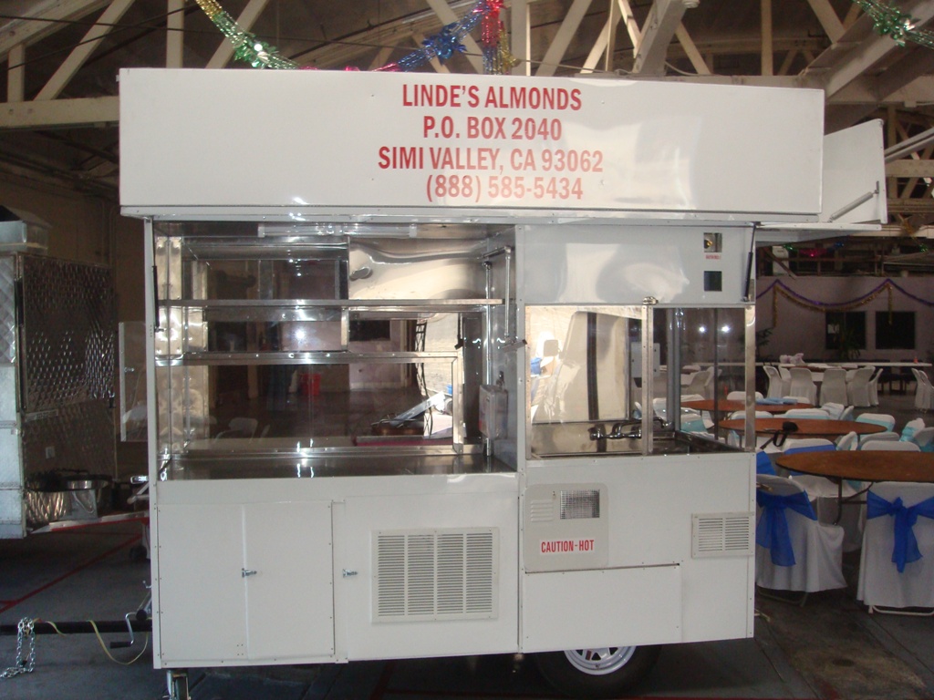 Almonds Cart Manufactured by Kareem Carts Co. In Los Angeles