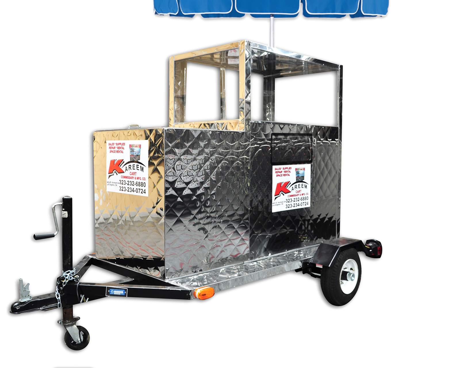 Trailer Fruit Cart - Kareem Carts Commissary & Manufacturing, Co.