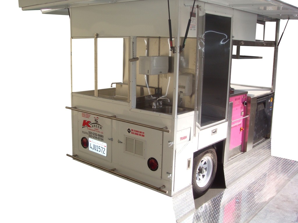 Roasted Almonds Trailer Cart - Kareem Carts Commissary & Manufacturing, Co.
