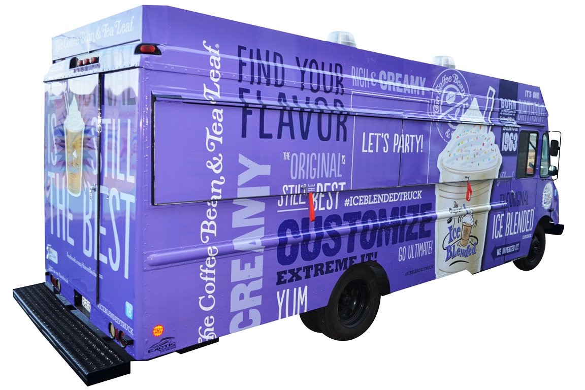 Iced coffee truck by Kareem Carts Manufacturing Company