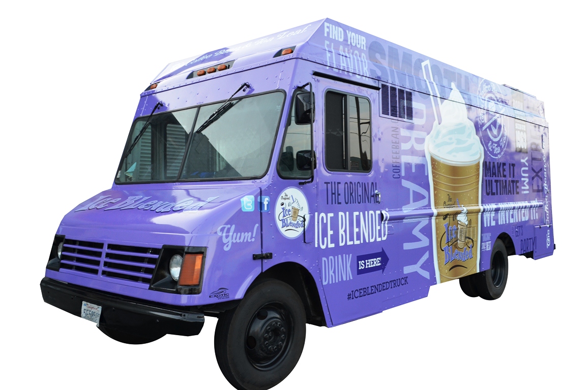 Iced coffee truck by Kareem Carts Manufacturing Company