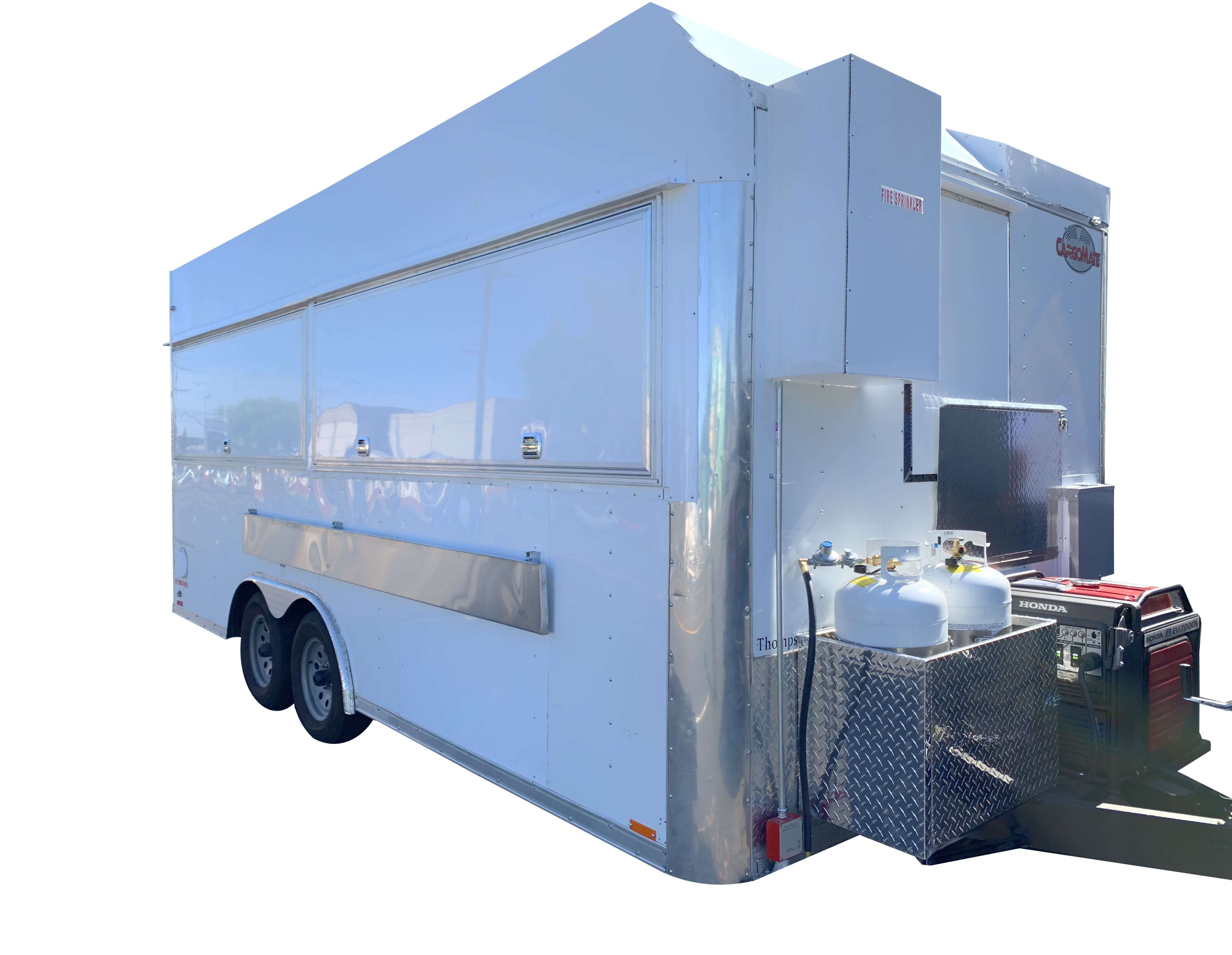 Custom made Food Trailer - Kareem Carts Commissary & Manufacturing, Co.